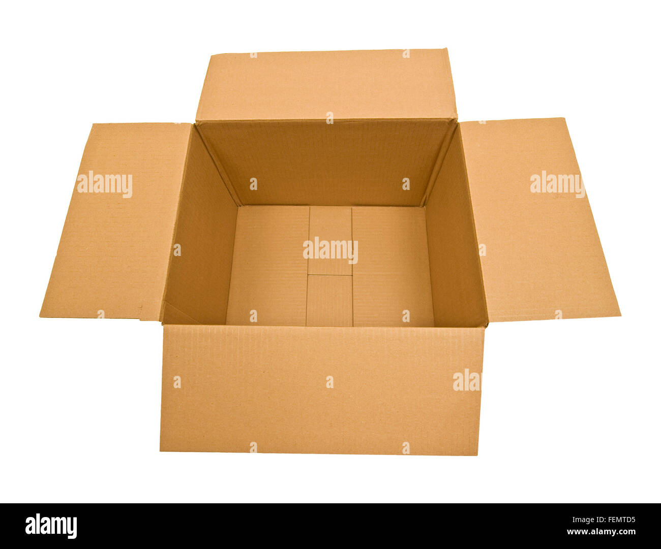 Inside empty container on Cut Out Stock Images & Pictures - Alamy