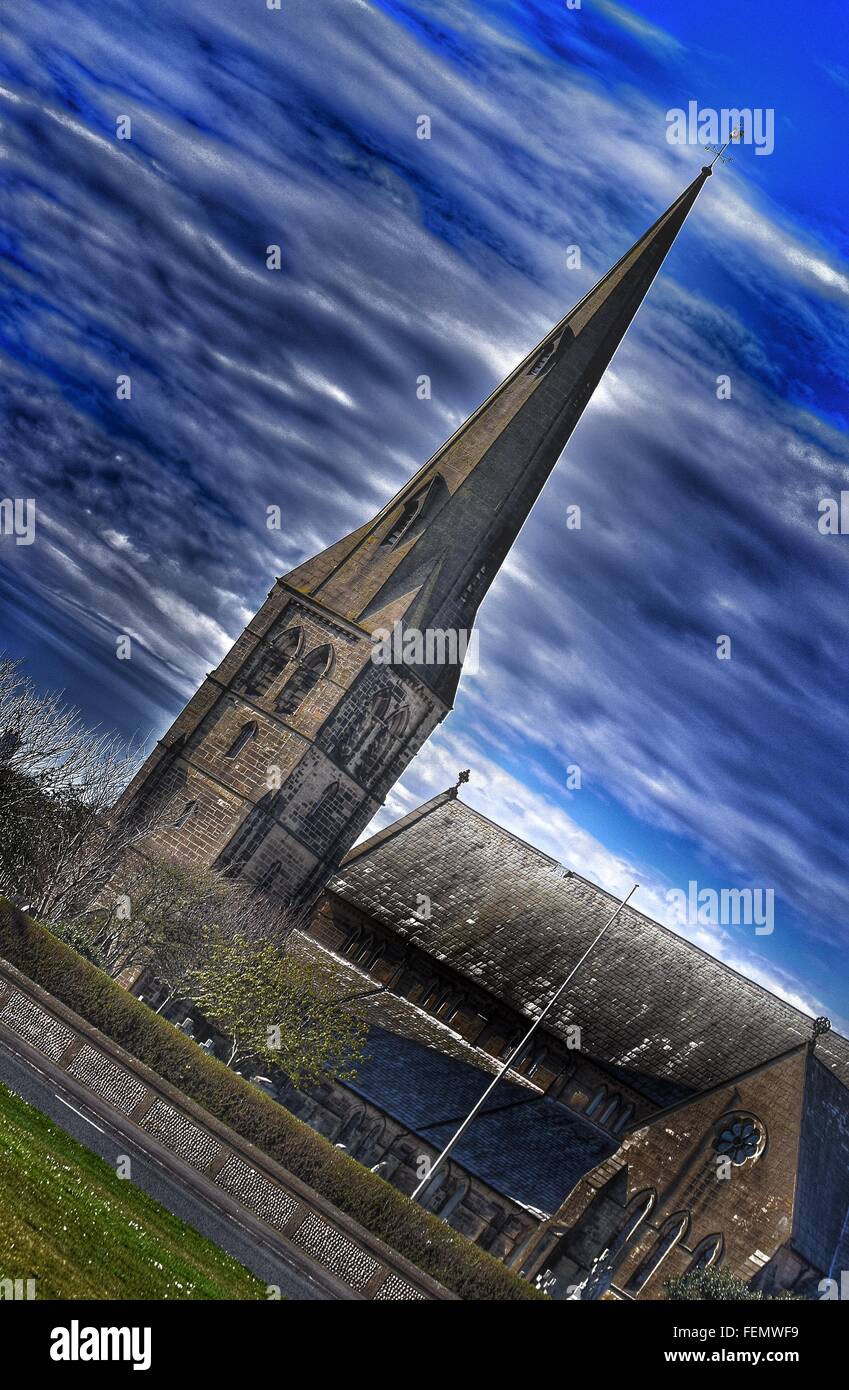 Cloud over church hi-res stock photography and images - Alamy