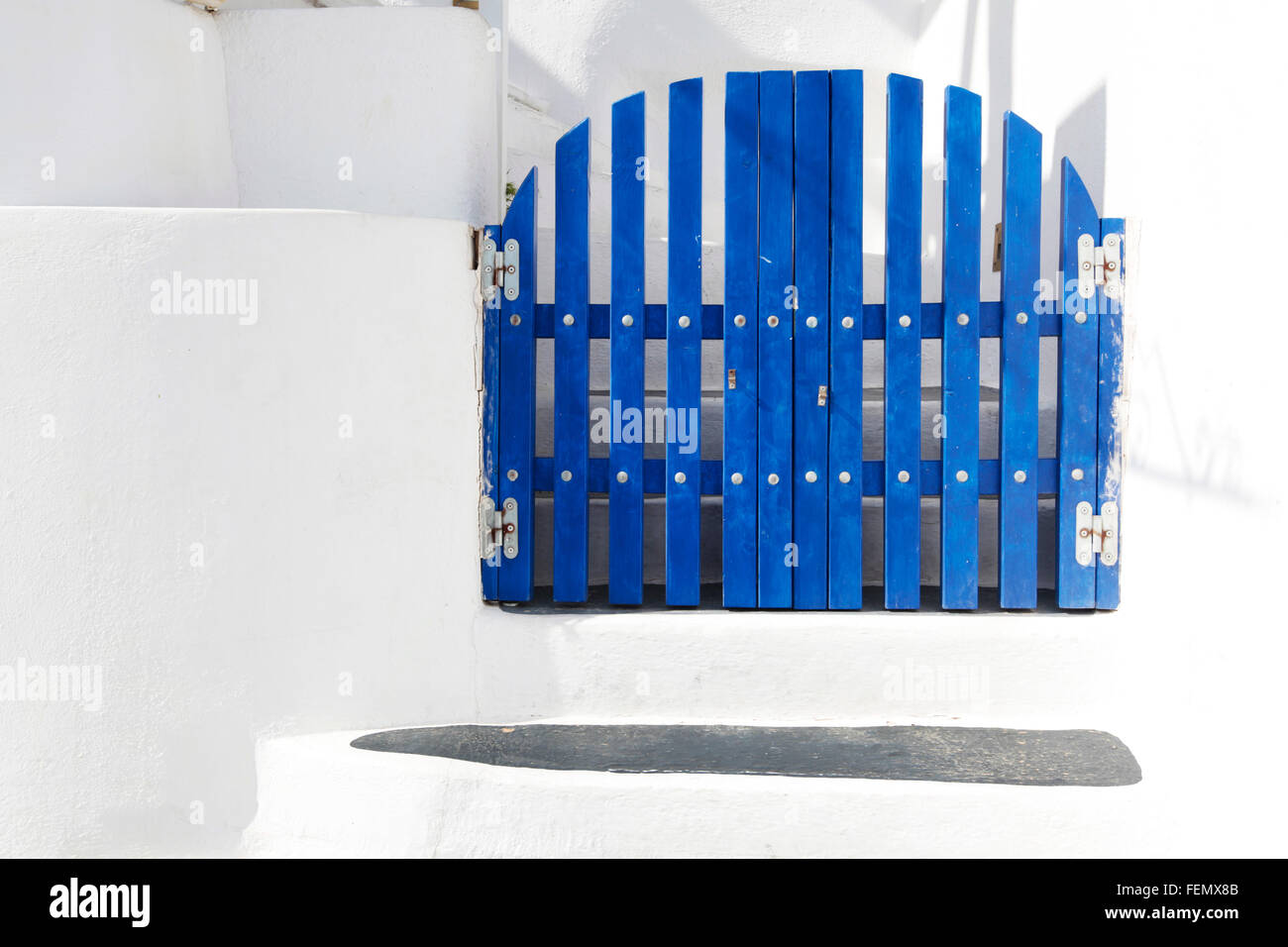 Santorini gate hi-res stock photography and images - Alamy
