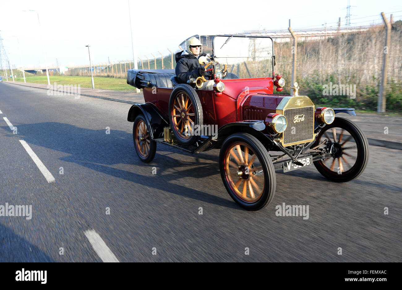 Ford Model T veteran car Stock Photo - Alamy