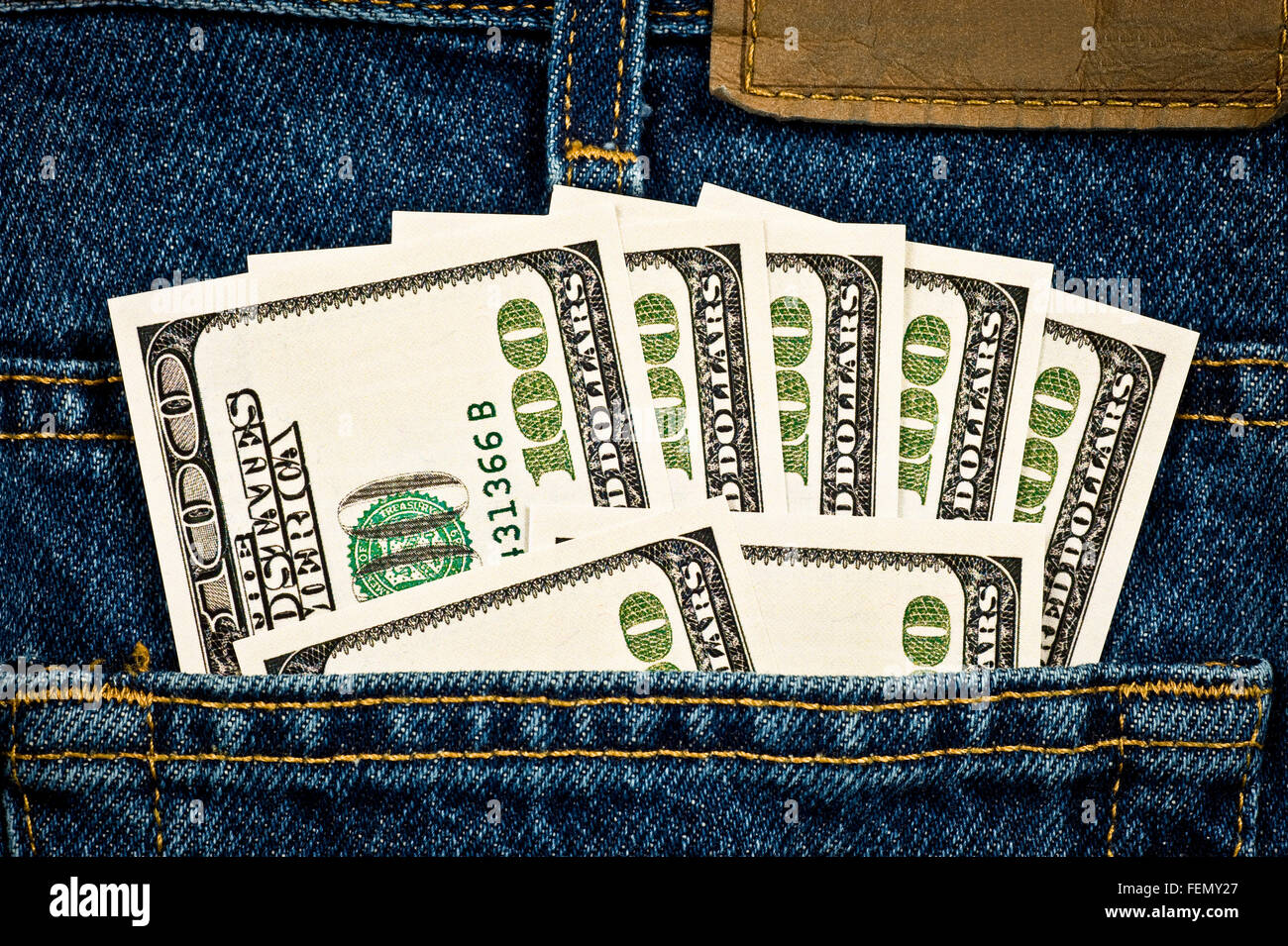 Pocket Full of Money Stock Photo - Alamy