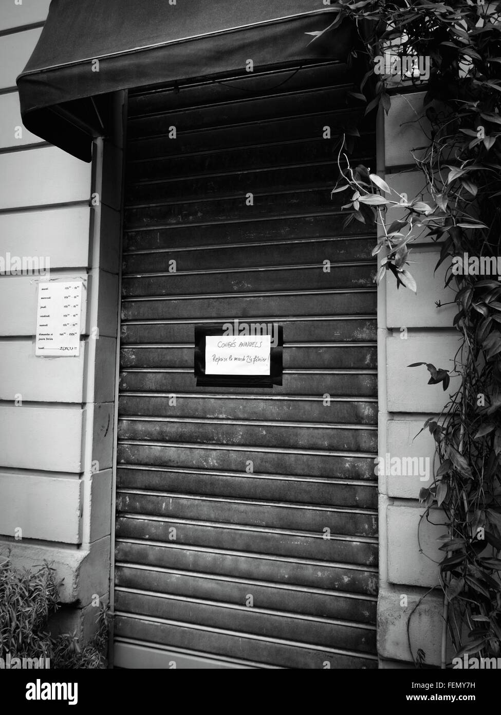 Closed Shutter Of House Stock Photo - Alamy