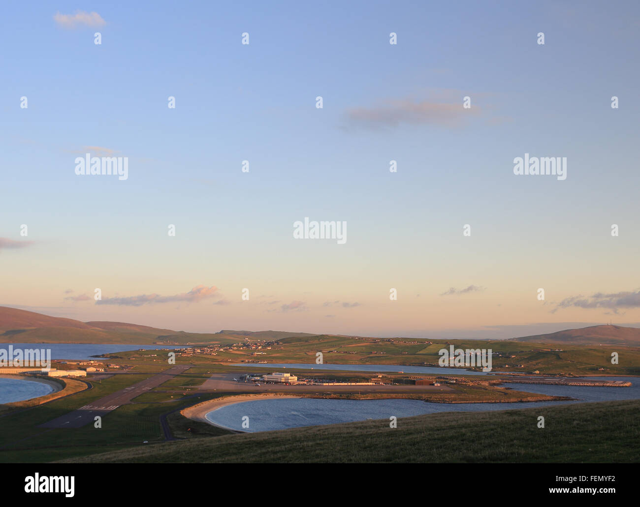 Sumburgh airport hi-res stock photography and images - Alamy