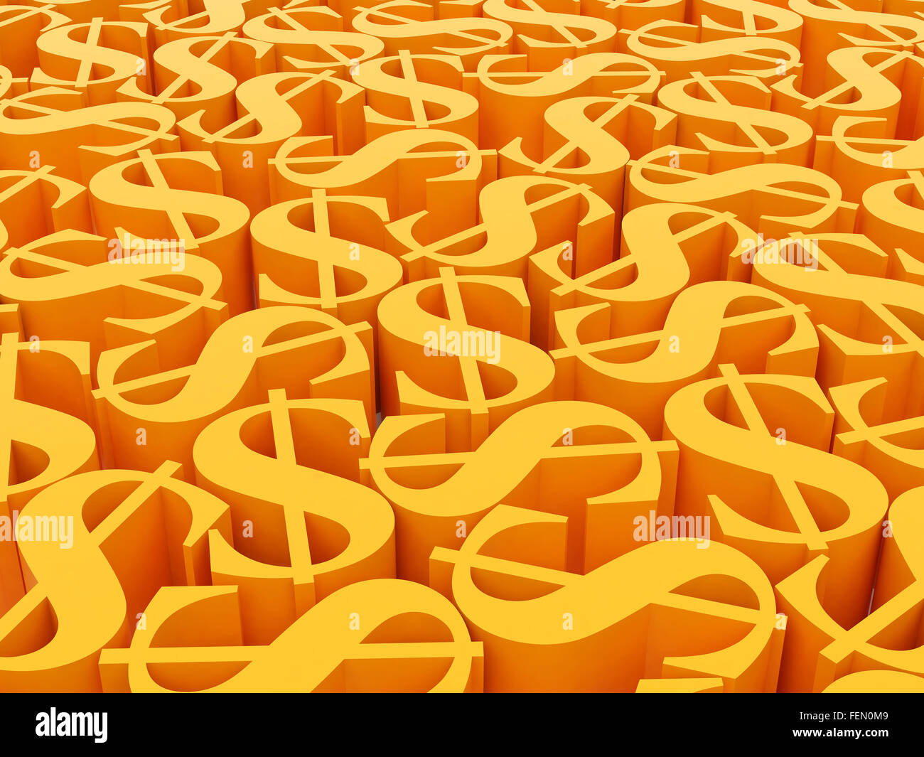 High resolution image. 3d rendered illustration. Huge amount dollar ...