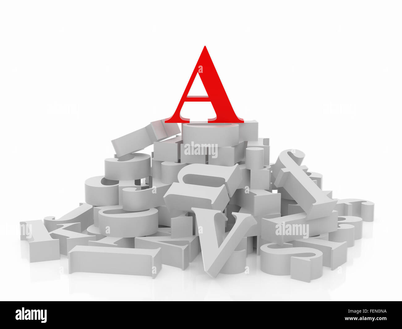 High resolution image alphabet. 3d illustration over white backgrounds ...