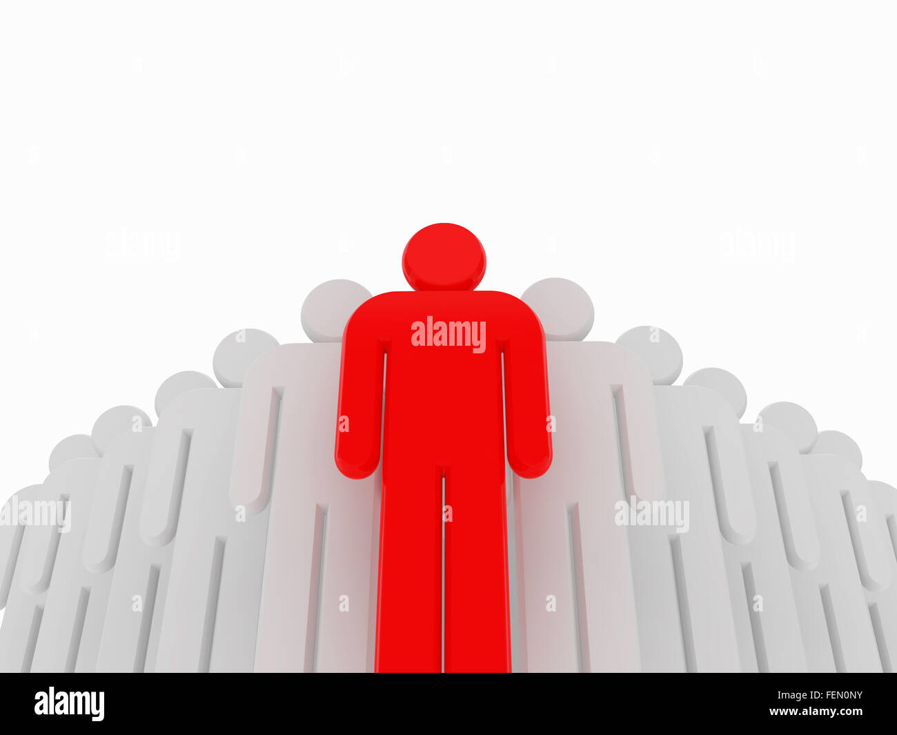 Men 3d rendered illustration isolated on white background. High ...