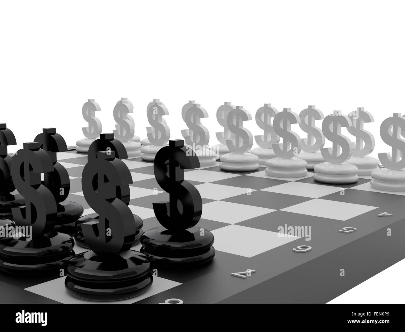 Currency symbols and chess hi-res stock photography and images - Alamy