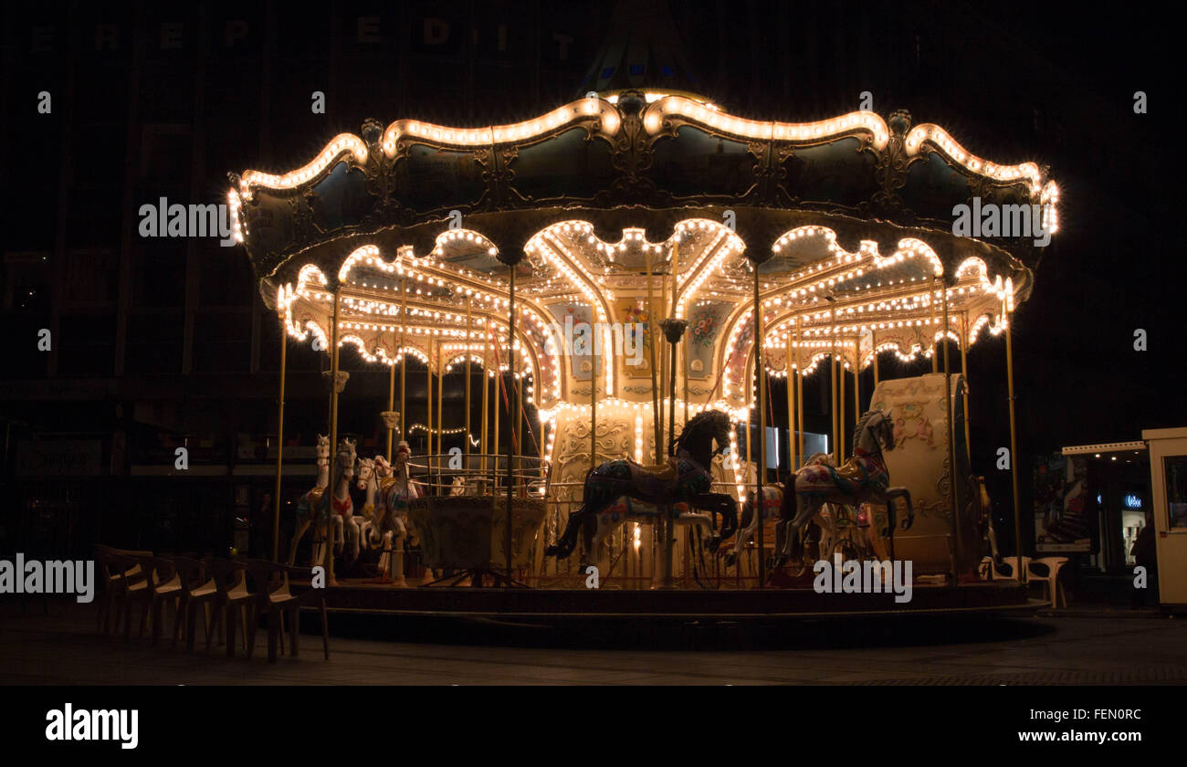 Merry Go Round Night High Resolution Stock Photography and Images - Alamy