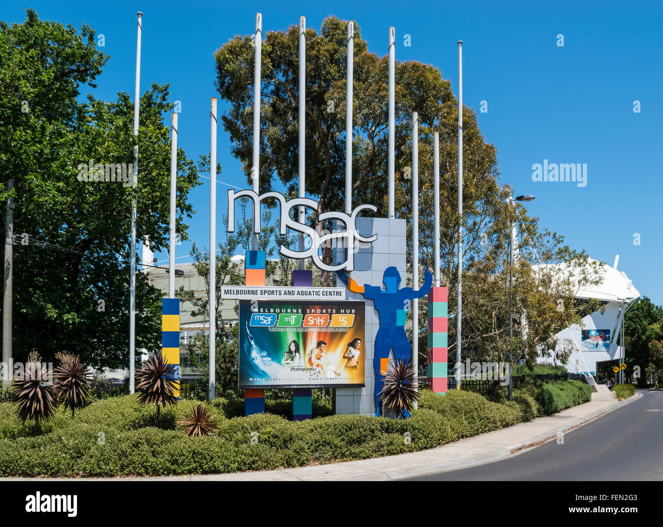 Melbourne Sports and Aquatic Centre, Melbourne Australia Stock Photo ...