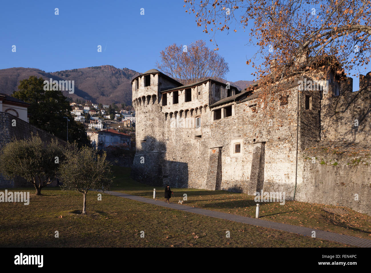 Castello Visconteo (Visconteo Castle). Locarno, Switzerland Stock Photo ...