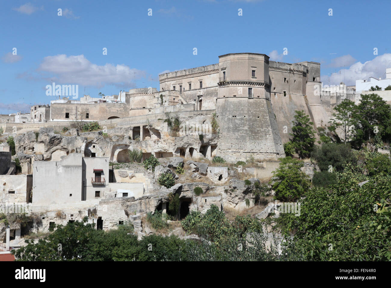 Castle of Massafra, Italy Stock Photo - Alamy