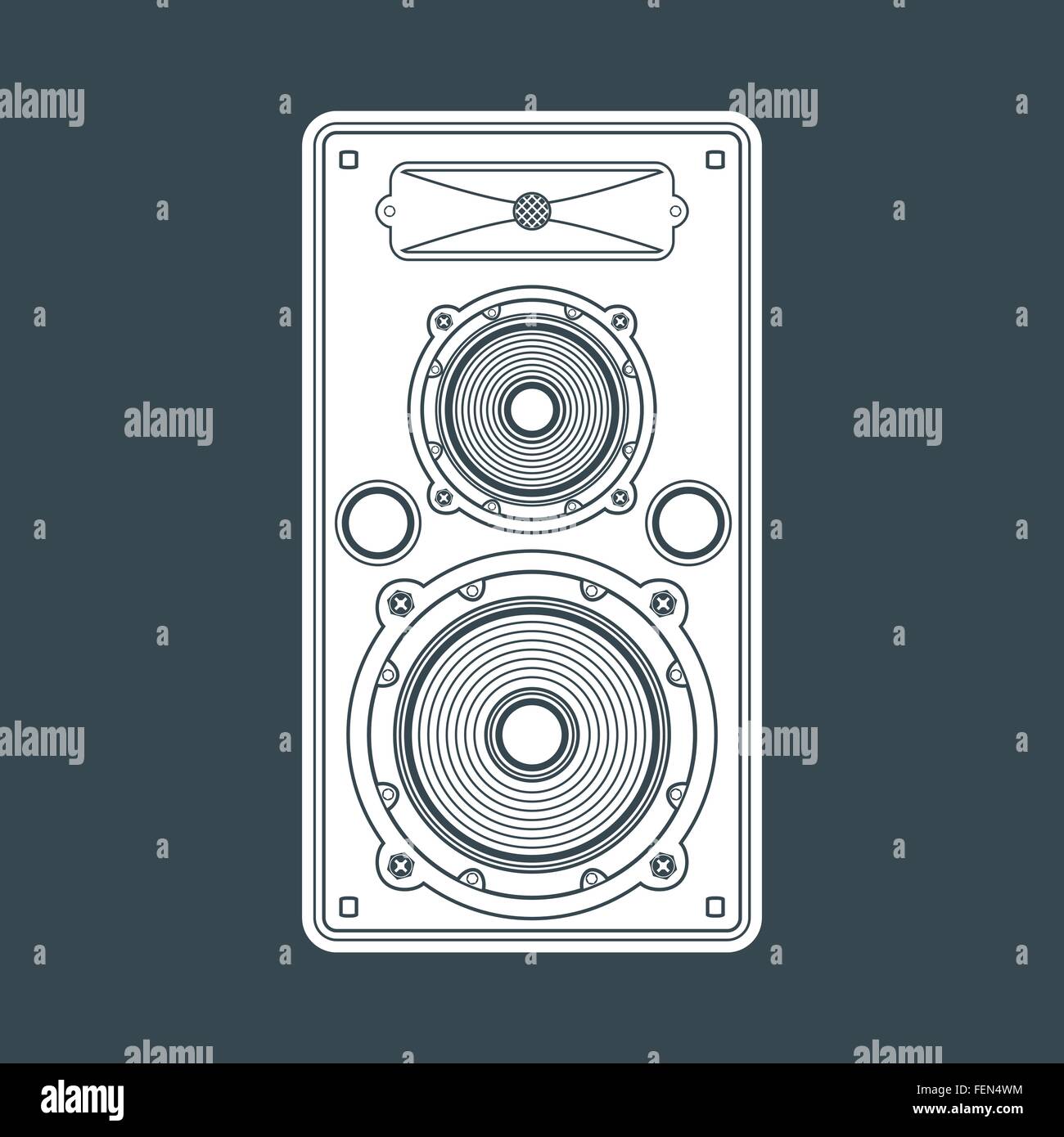 Concert Speaker Vector