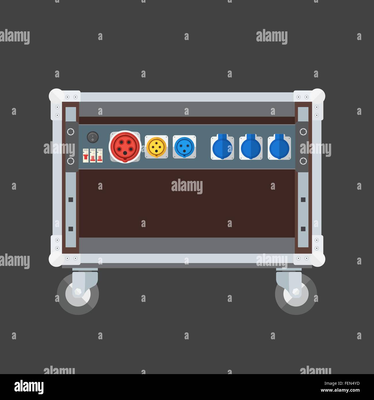 High voltage connectors Stock Vector Images - Alamy