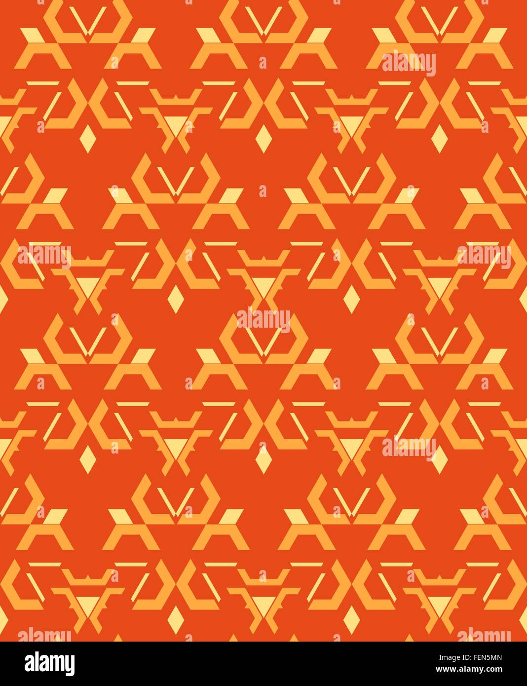 vector red orange yellow color abstract geometric seamless pattern Stock Vector Image & Art - Alamy