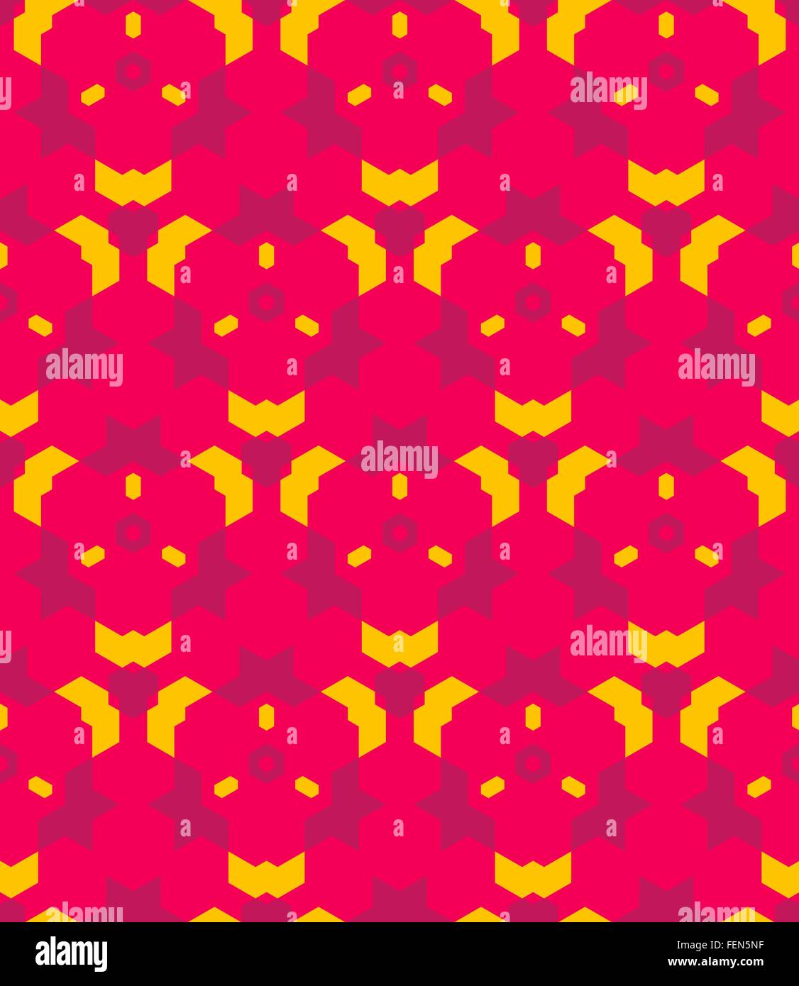 vector red orange color abstract geometric seamless pattern Stock ...