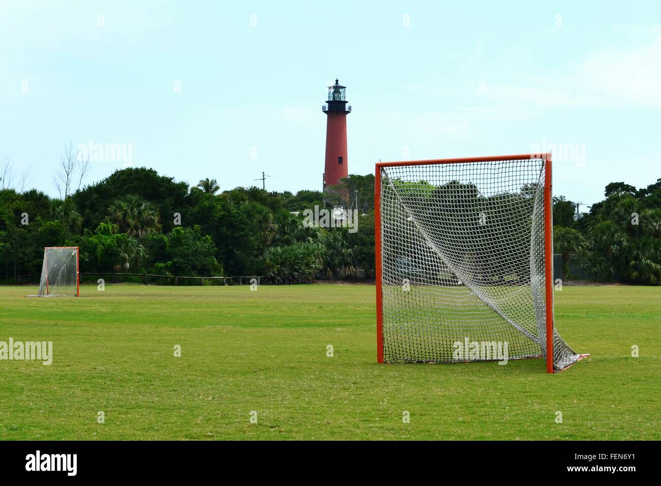 Goal tower view hi-res stock photography and images - Alamy