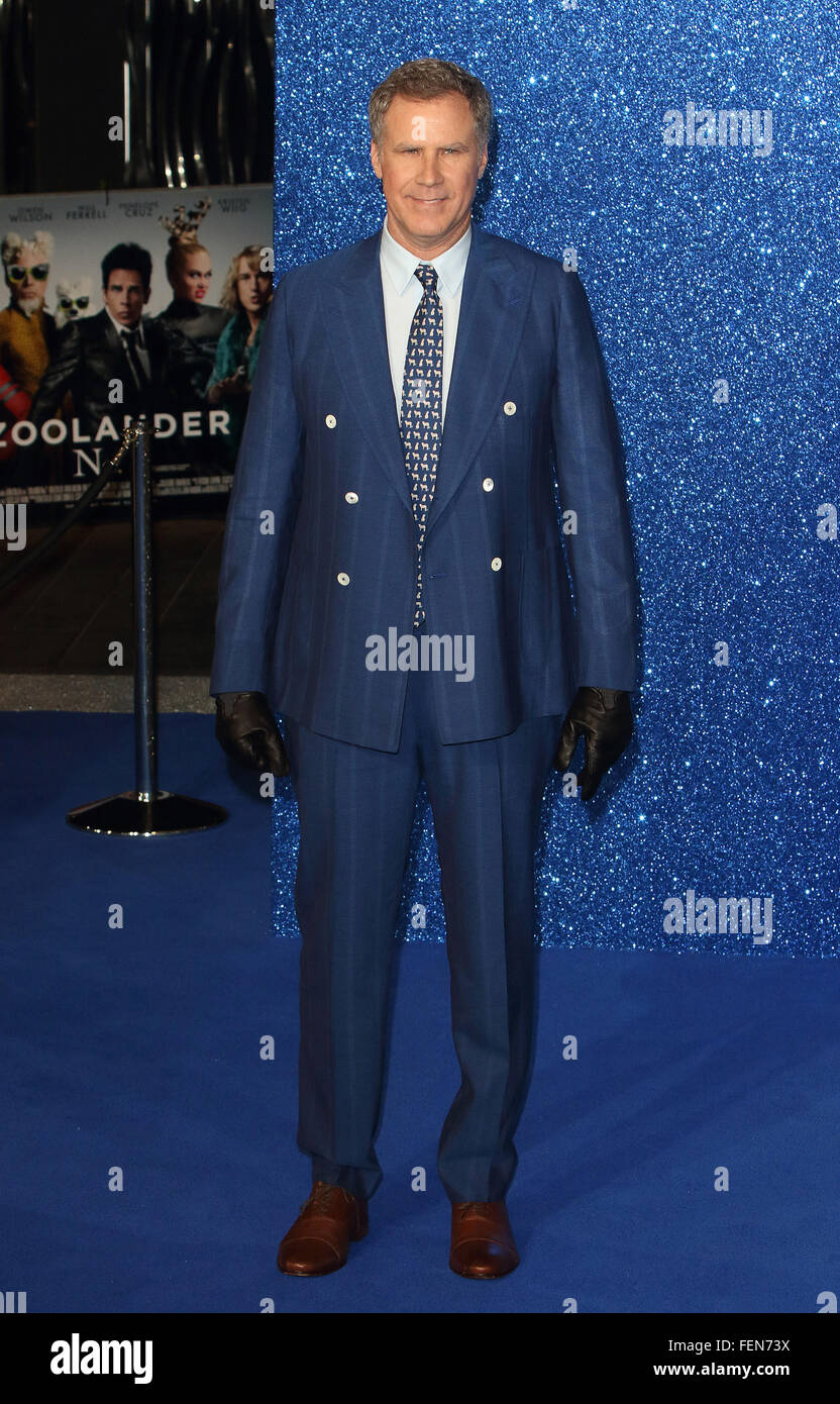 London, UK. Will Ferrell at UK Premiere of 'Zoolander 2' at the Empire ...