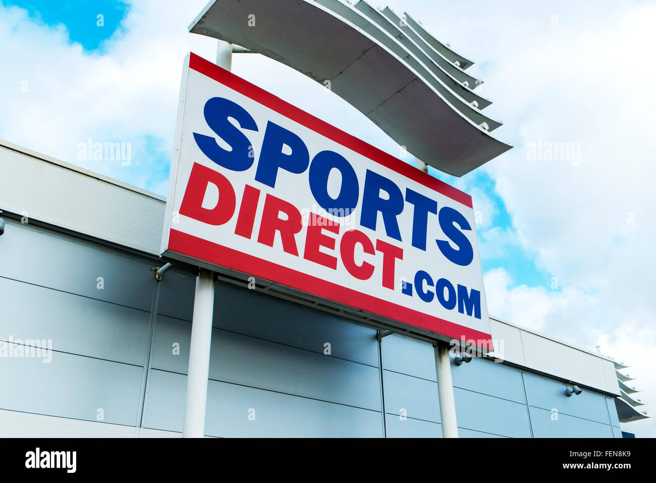 Sports Direct store shop sign logo name leeds Birstall retail park ...