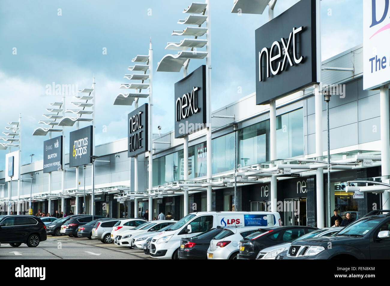 Birstall retail park Batley Leeds UK stores shops shopping centre ...