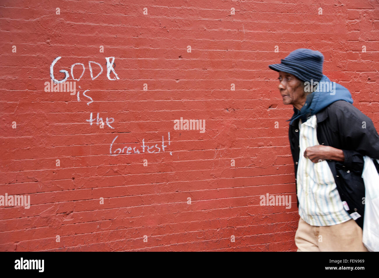 Usa new york harlem graffiti hi-res stock photography and images - Alamy