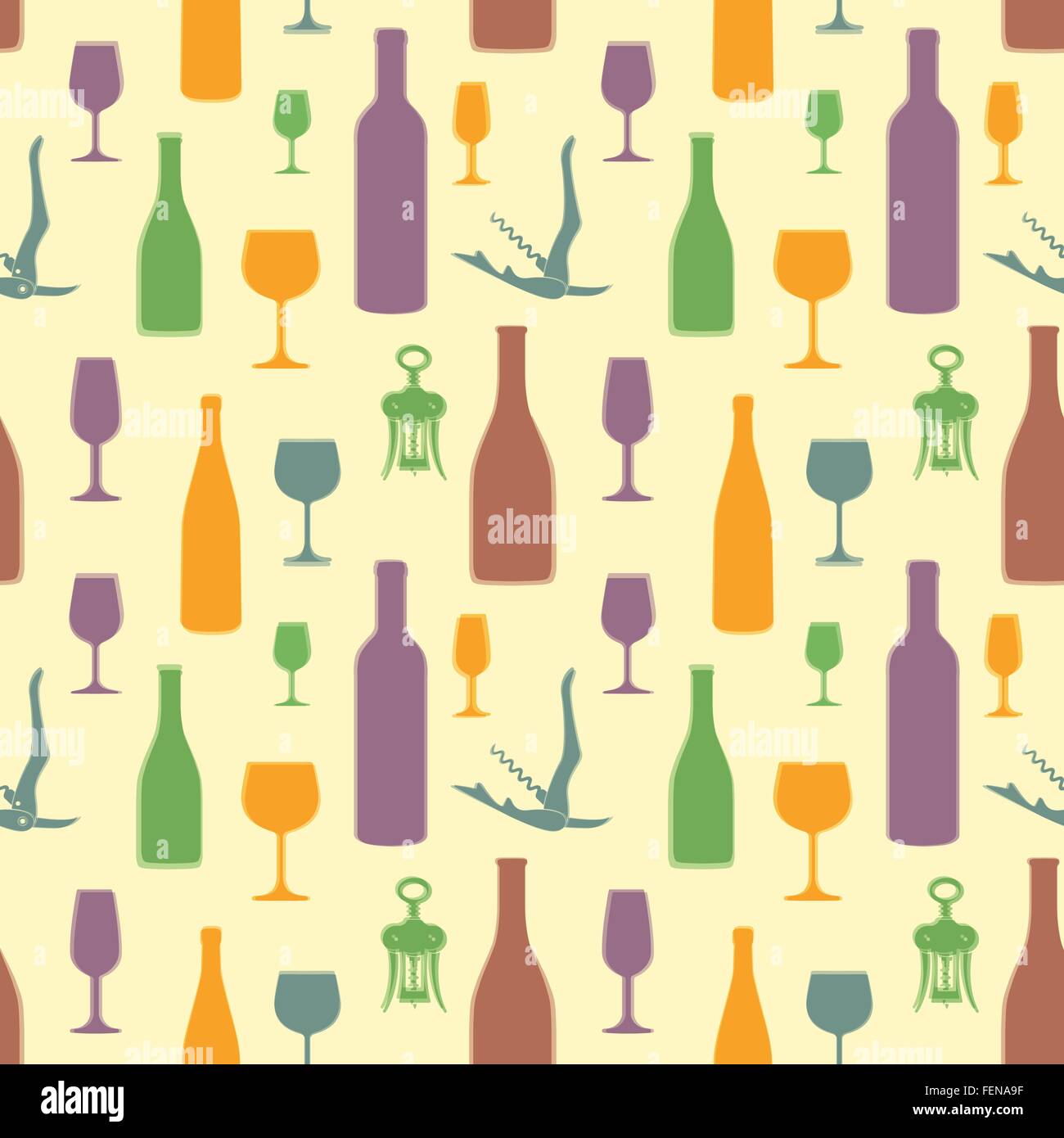 Abstract wine bottle pattern hi-res stock photography and images - Alamy