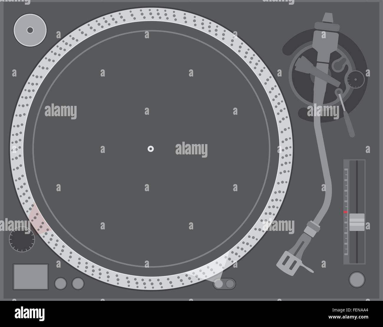 vector flat design vinyl dj turntable Stock Vector Image & Art - Alamy