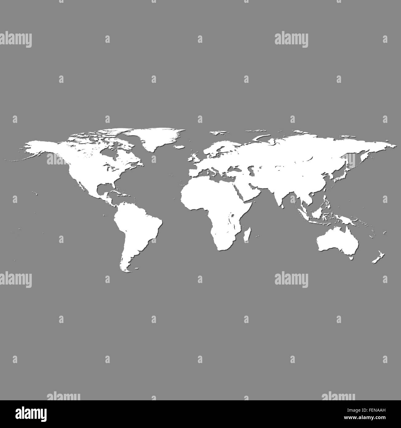 World map outline Black and White Stock Photos & Images - Alamy