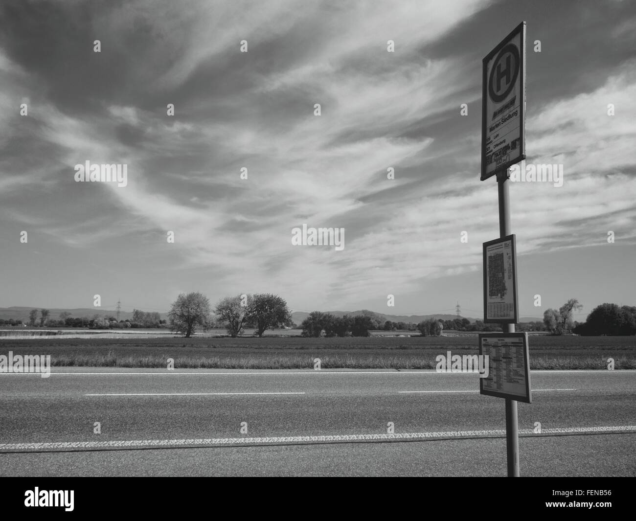 Road signs on highway on hi-res stock photography and images - Alamy