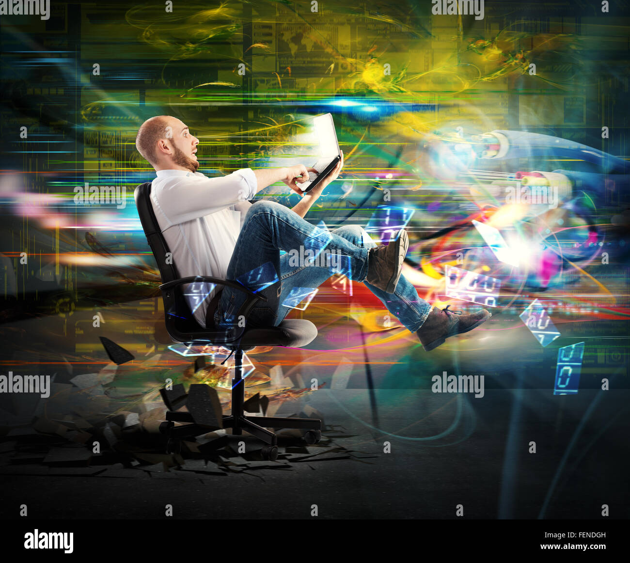 Super fast connection Stock Photo - Alamy