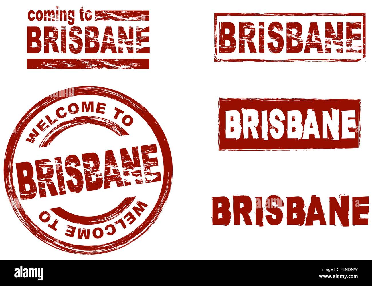 Brisbane (city or cbd) Stock Vector Images - Alamy