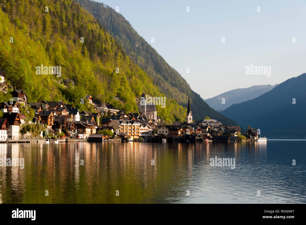 Hallstatt at Lake Hallstatt, a UNESCO World Heritage Site The cultural ...