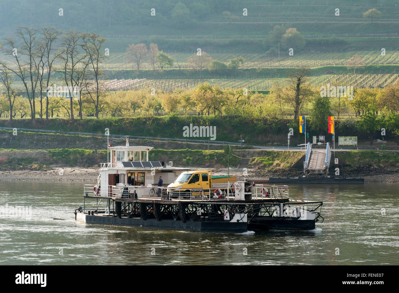 Flow Ferry Spitz, Danube, UNESCO World Heritage Site The Wachau ...