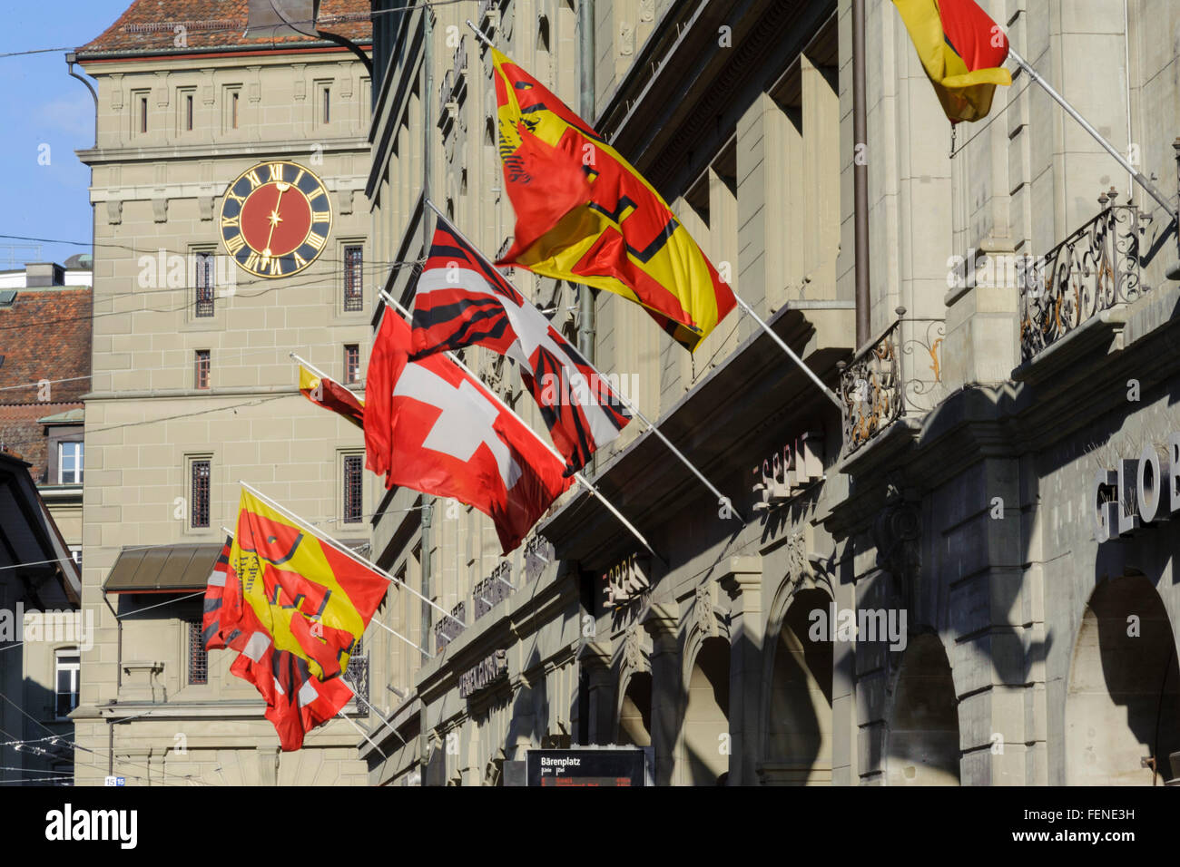Clock Tower, a UNESCO World Heritage Site Old Town of Bern, Canton of ...