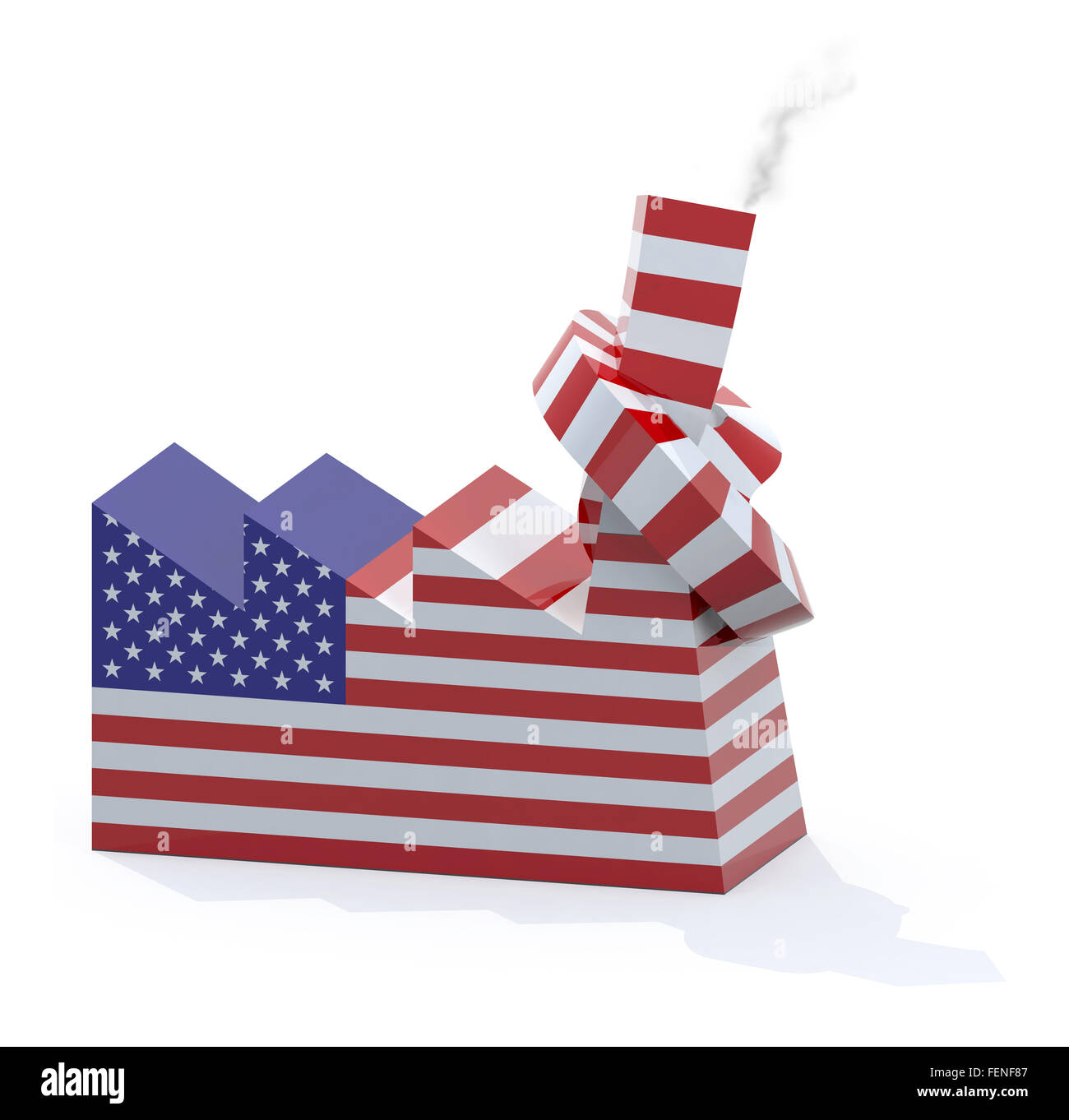 Illustration of factory chimney hi-res stock photography and images - Alamy