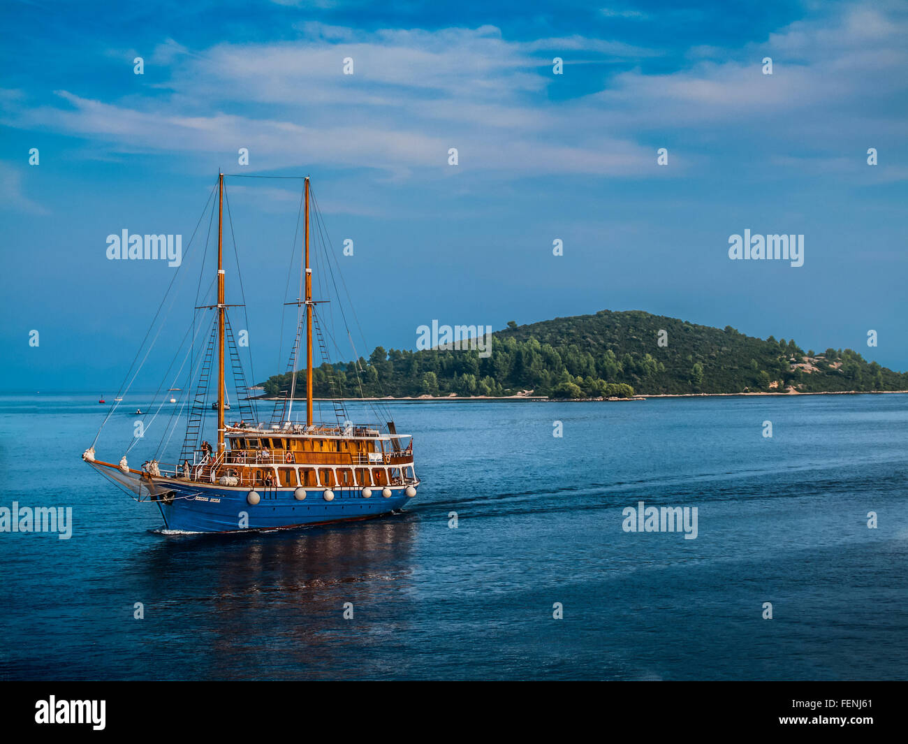 Dubrovnik, Croatia, prisoner´s island Stock Photo - Alamy
