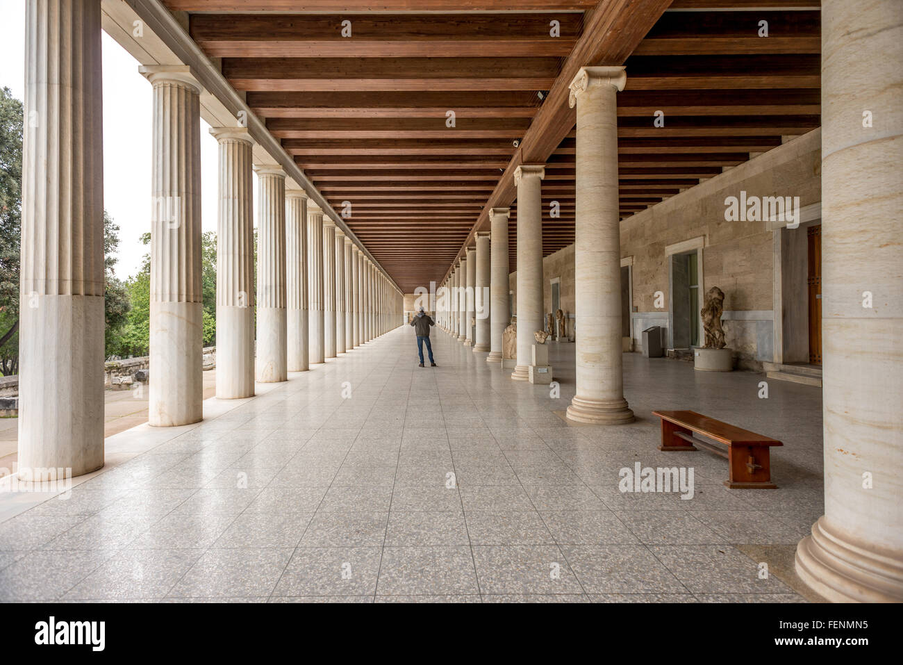 The Ancient Agora of Athens Stock Photo - Alamy