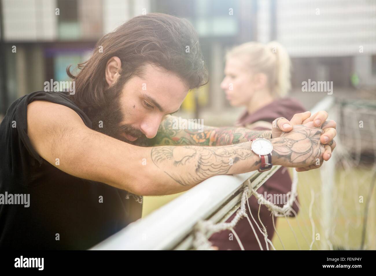 Football break hi-res stock photography and images - Alamy