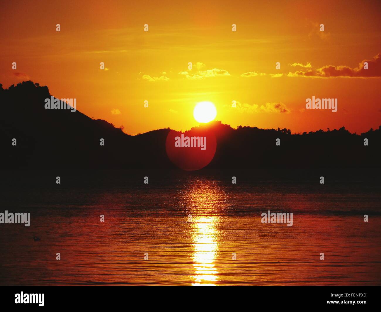 Reflection on the water of the sun hi-res stock photography and images ...