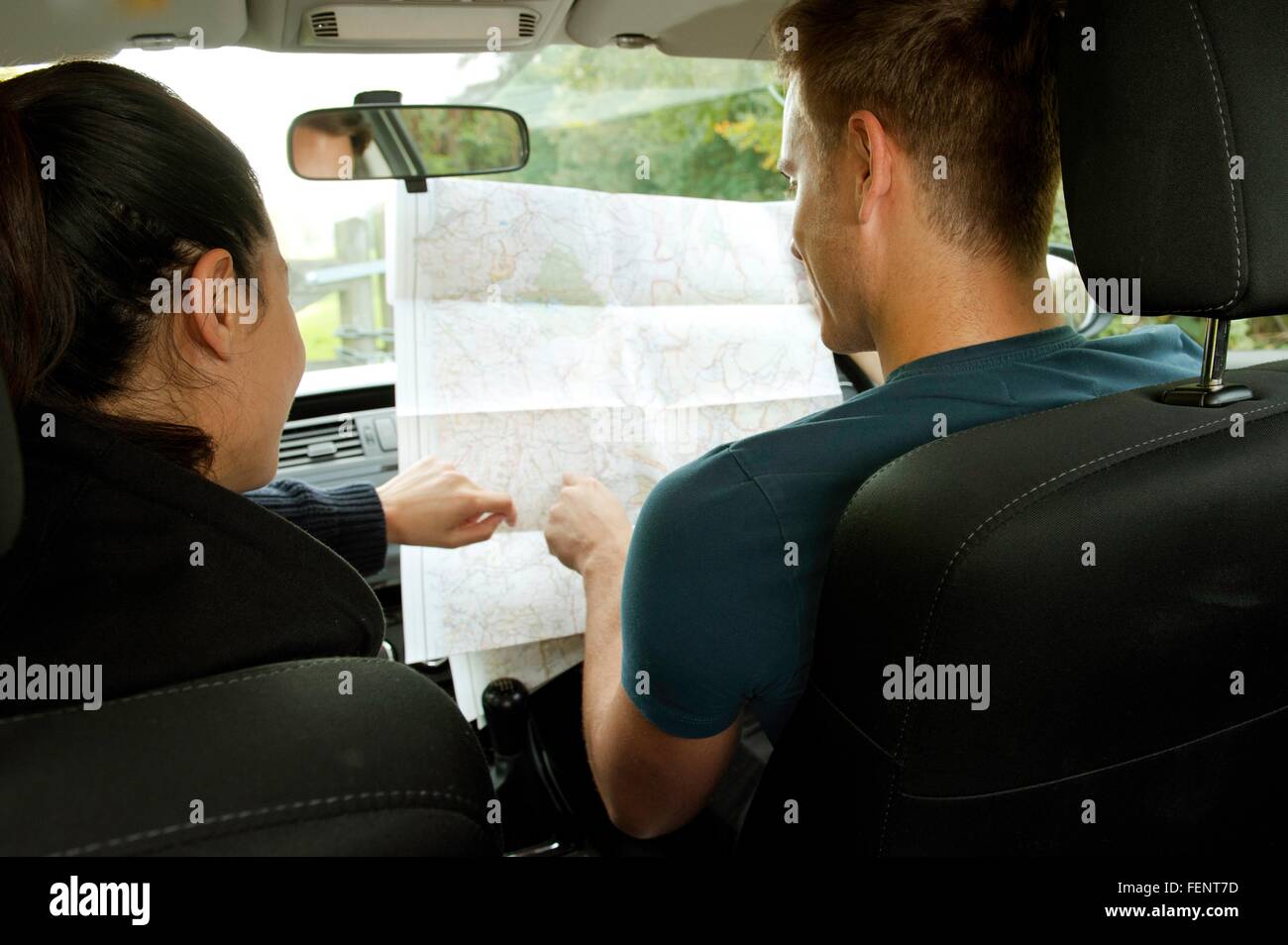 Map of car hi-res stock photography and images - Alamy