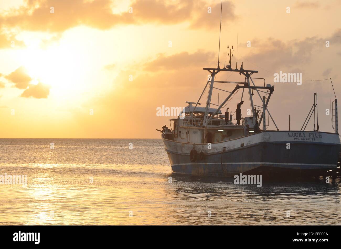 Fishing trawler at sea hi-res stock photography and images - Alamy