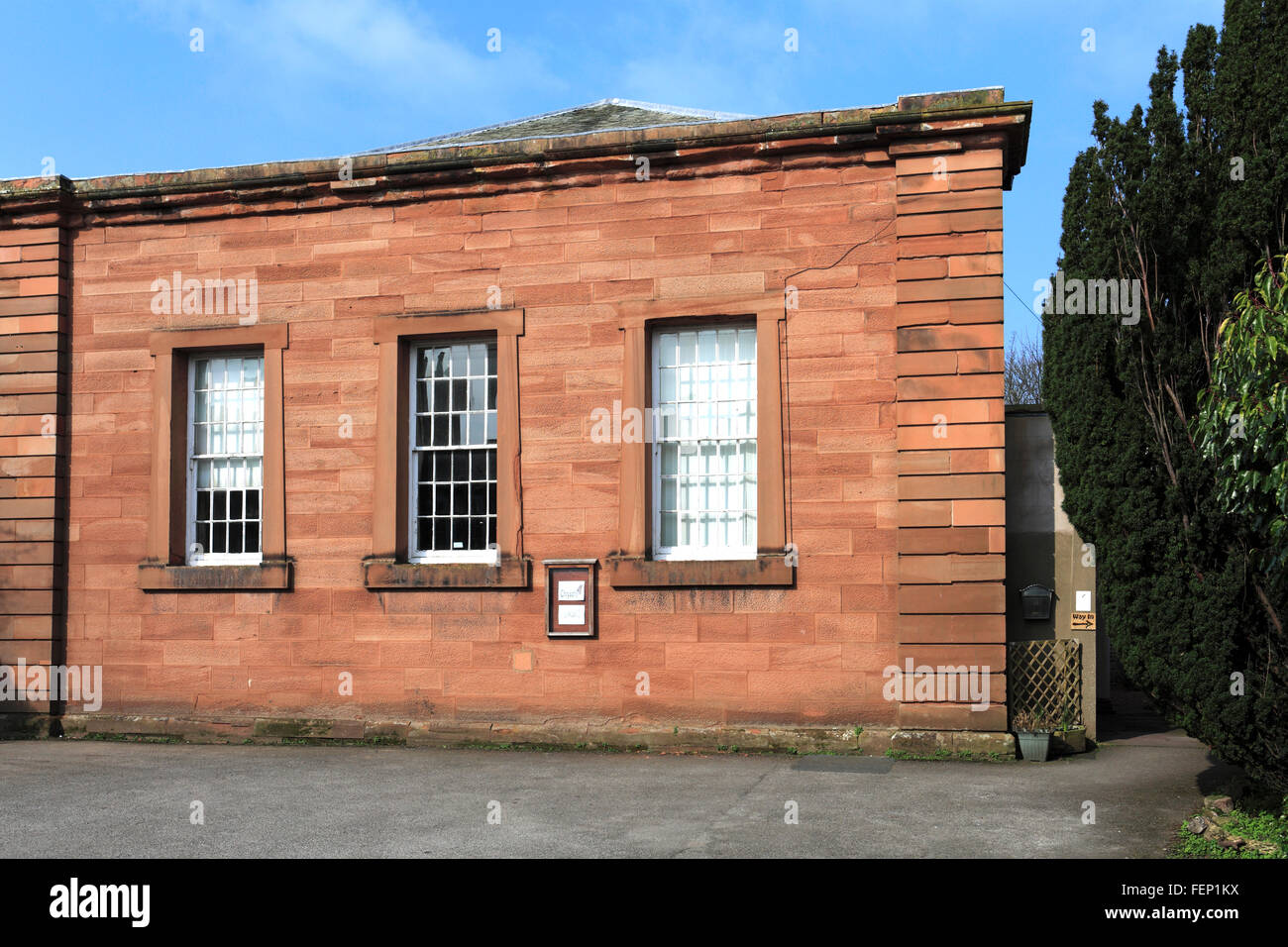 The Friends Meeting House building, Wigton town, Allerdale, Cumbria ...