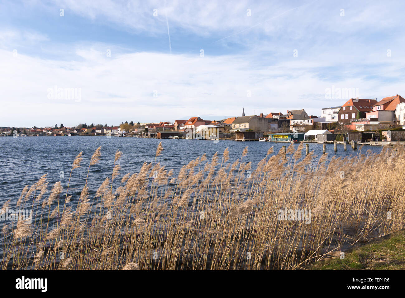 The City of Malchow in Mecklenburg Western Pomerania, Germany Stock ...