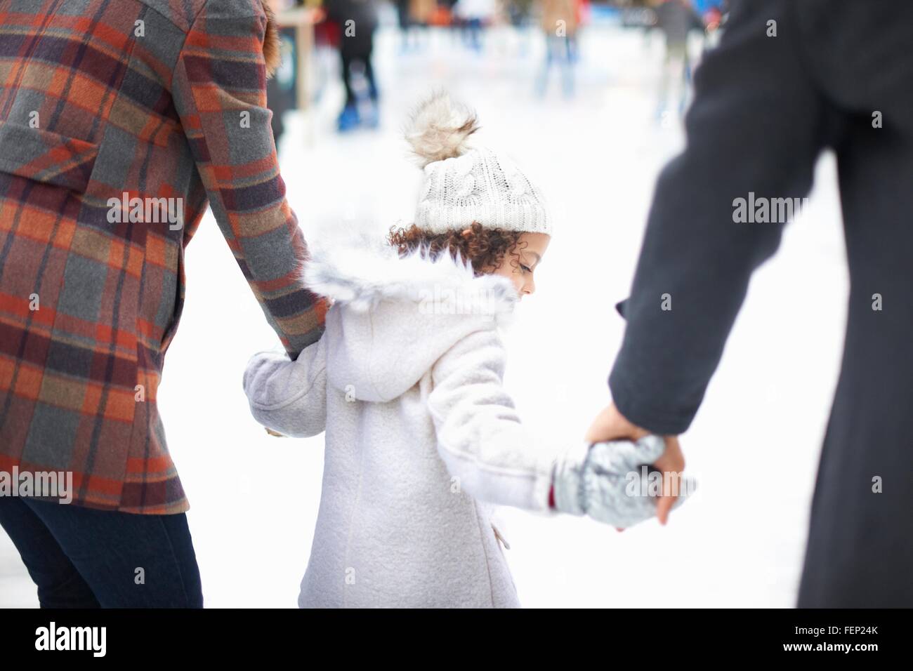 Holding hands ice skating hi-res stock photography and images - Alamy