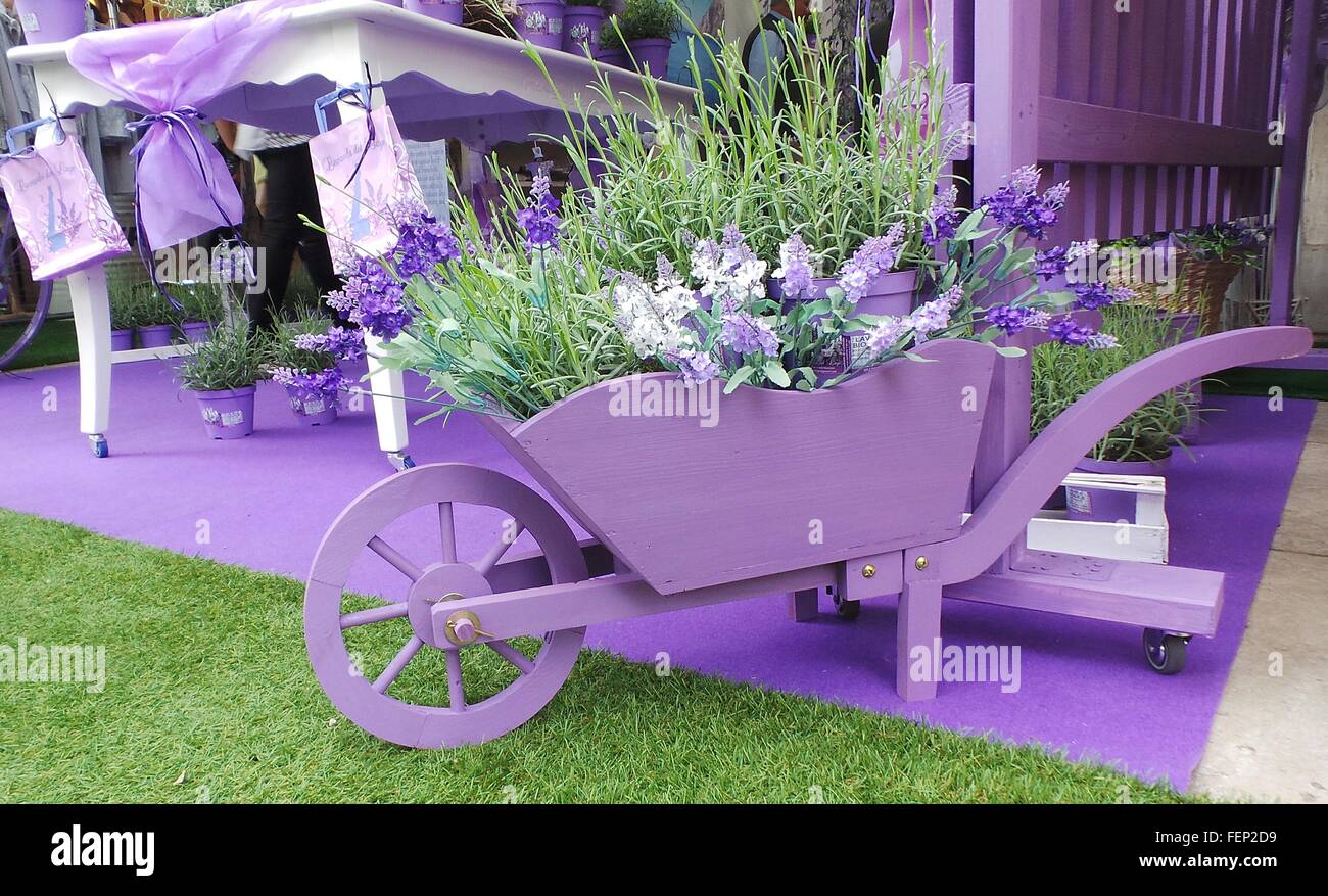 Cart with flowers hi-res stock photography and images - Alamy
