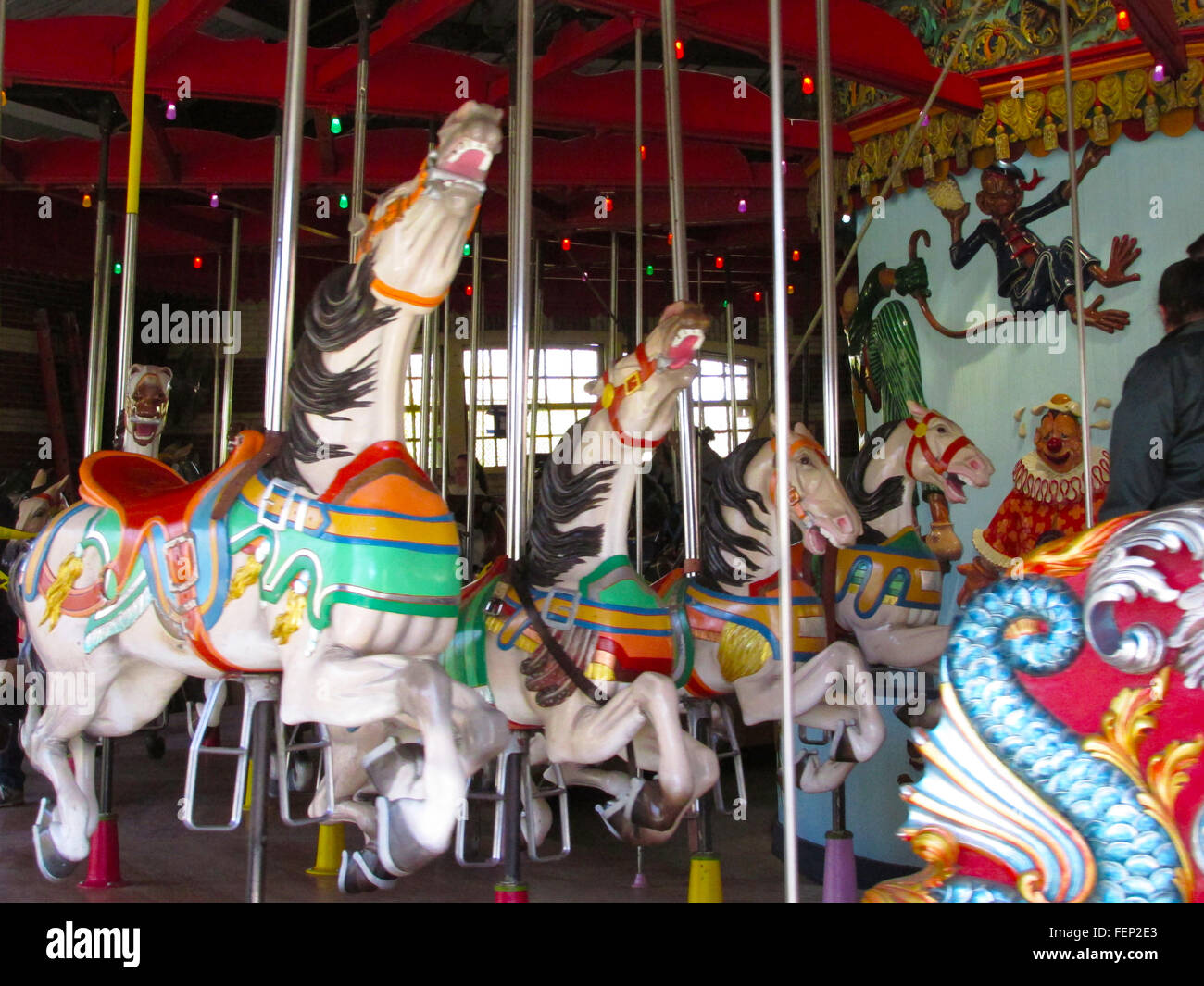 Riding carousel horses hi-res stock photography and images - Alamy