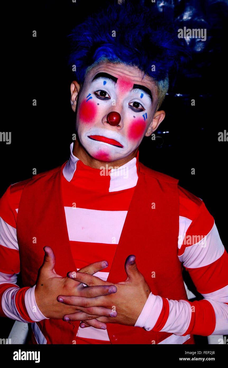 Sad circus clown hi-res stock photography and images - Alamy