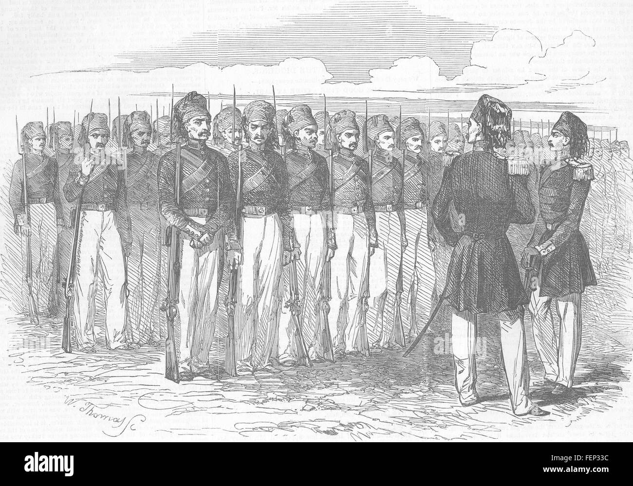 19th century turkish infantry hi-res stock photography and images - Alamy