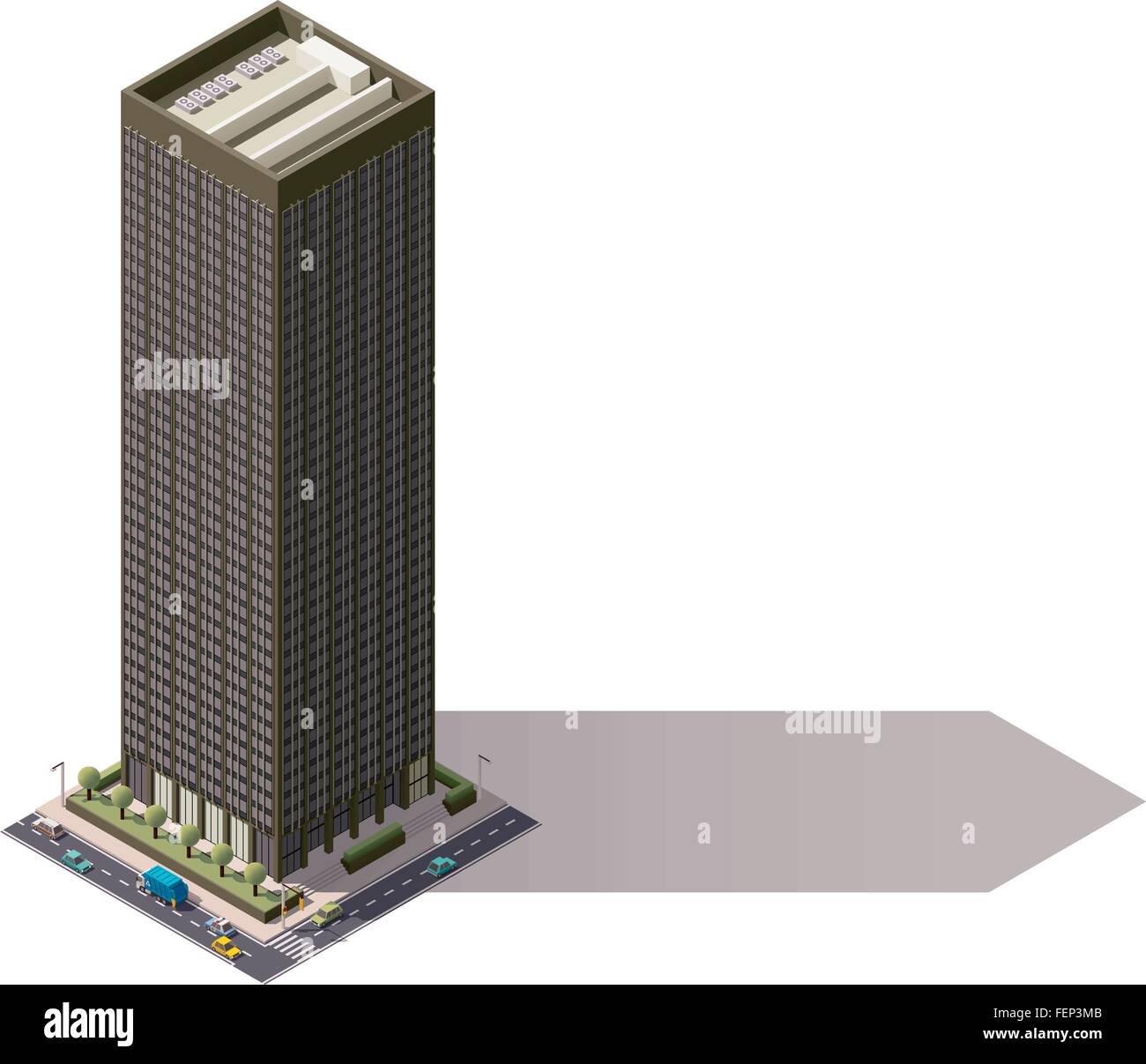 Vector isometric building Stock Vector Image & Art - Alamy