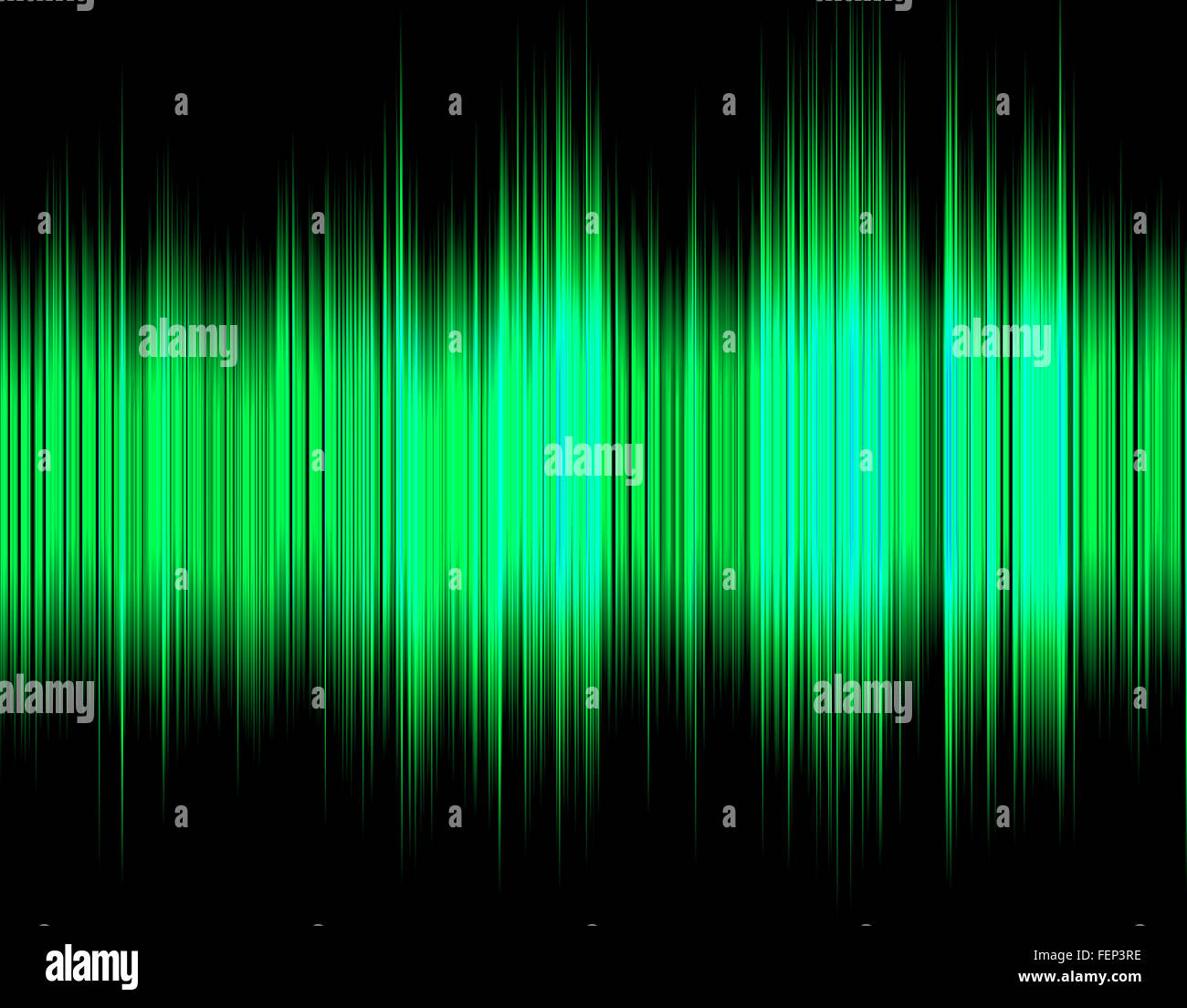 Green abstract digital sound wave Stock Photo - Alamy