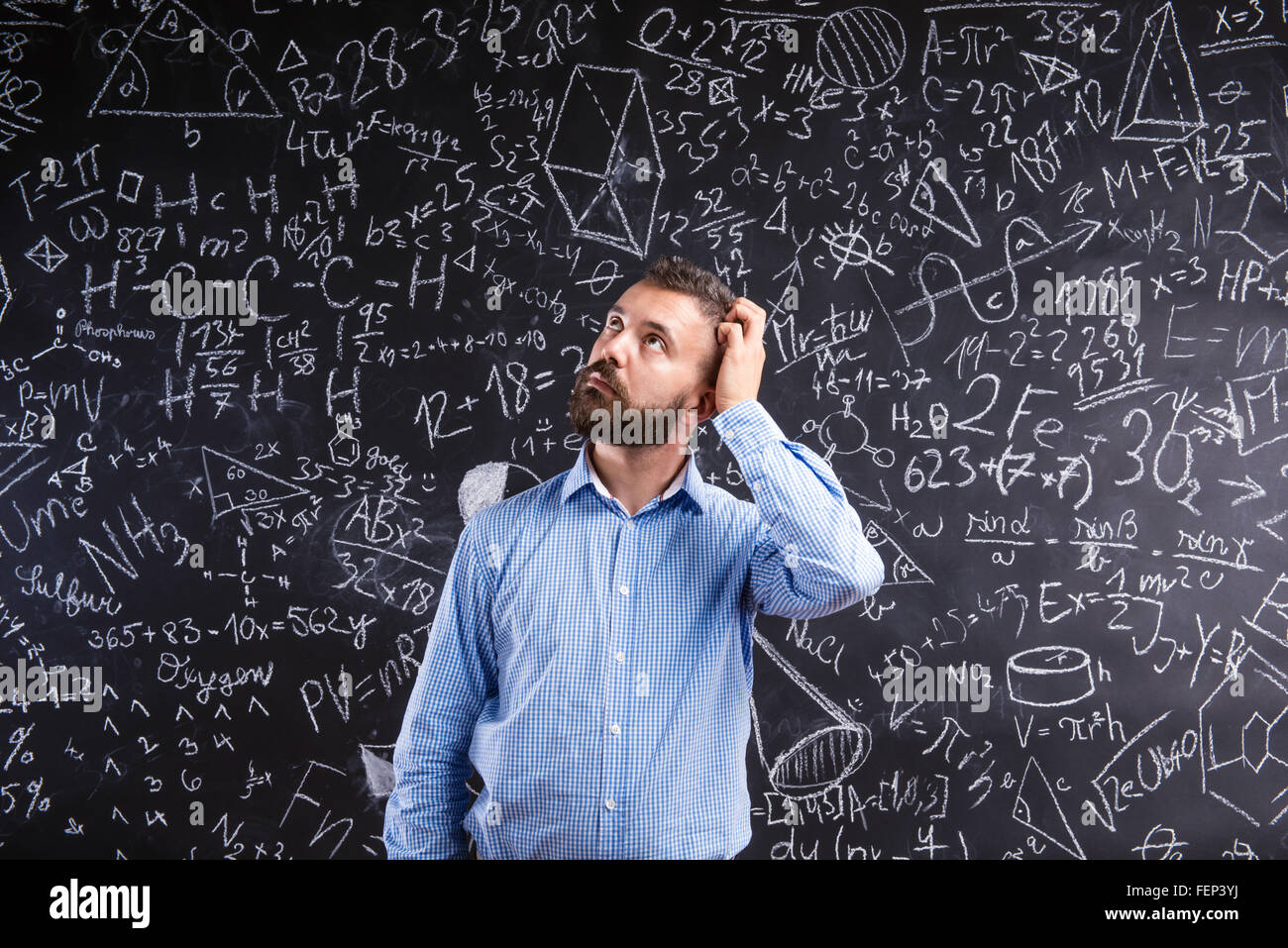 Mathematics formula head hi-res stock photography and images - Alamy